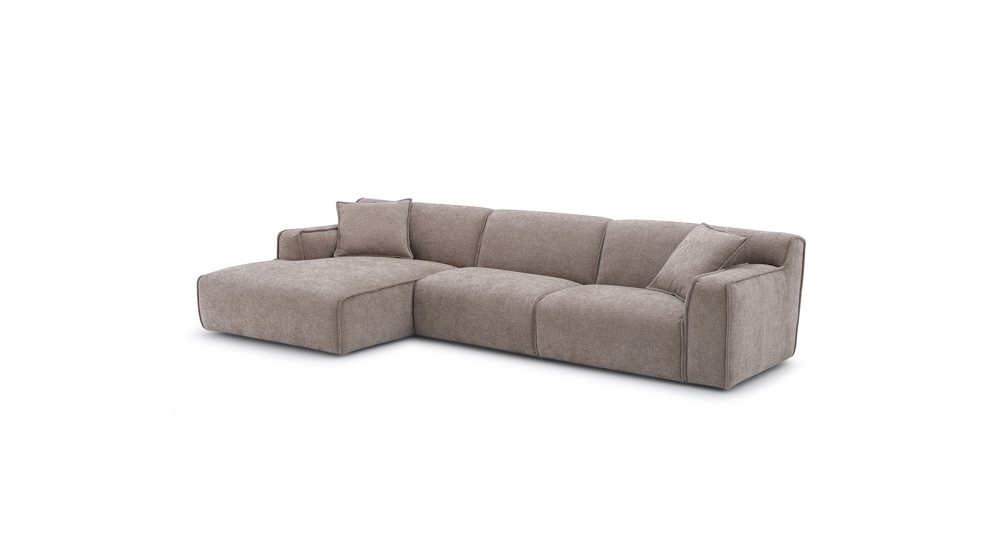 Buy Lago Fabric Chaise Corner Sofa Online in London, UK | Denelli Italia