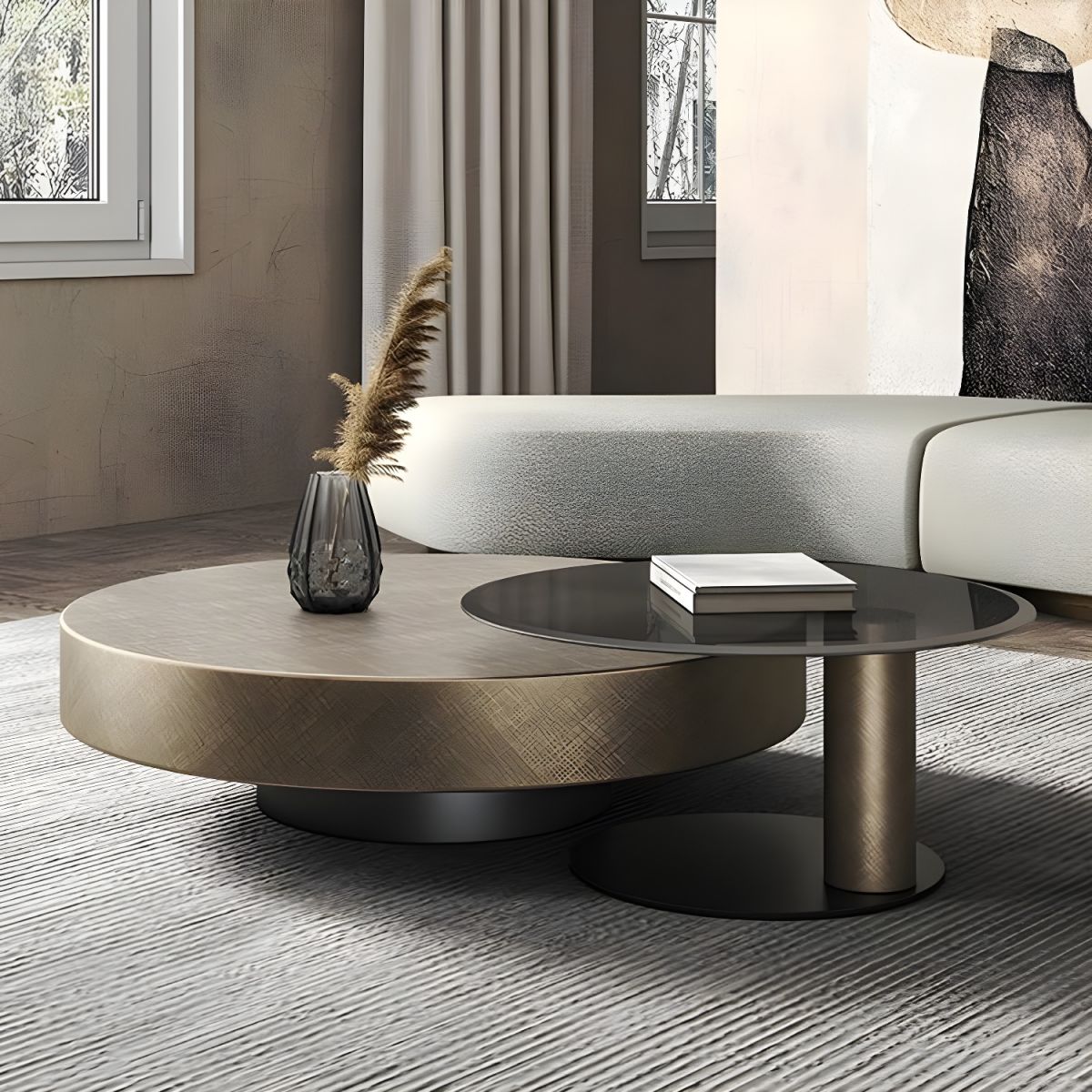 Buy Designer Round Coffee Table - *LIMITED STOCK* Online in London, UK ...