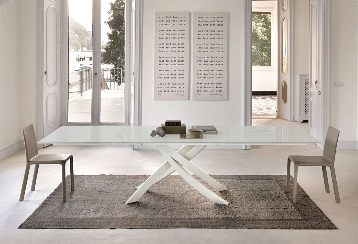 Buy Artistico Extending Glass Dining Table Online in London, UK ...