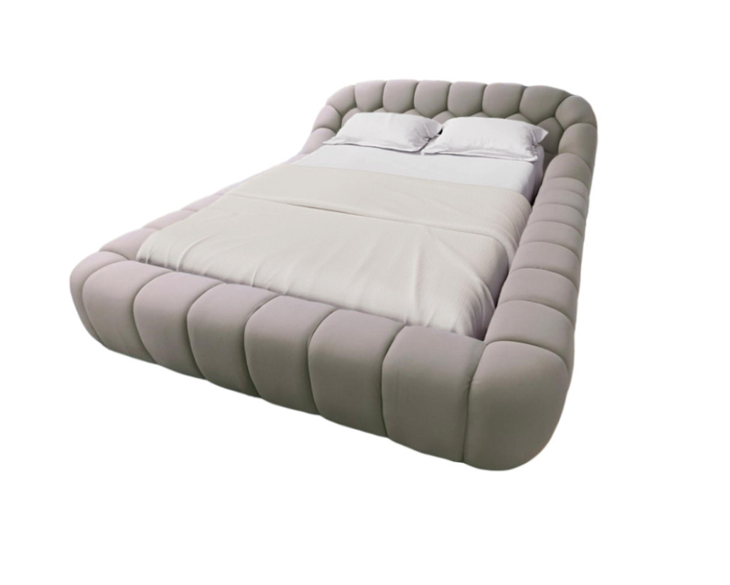 Buy Bubble Boucle Fabric Bed Online in London, UK | Denelli Italia
