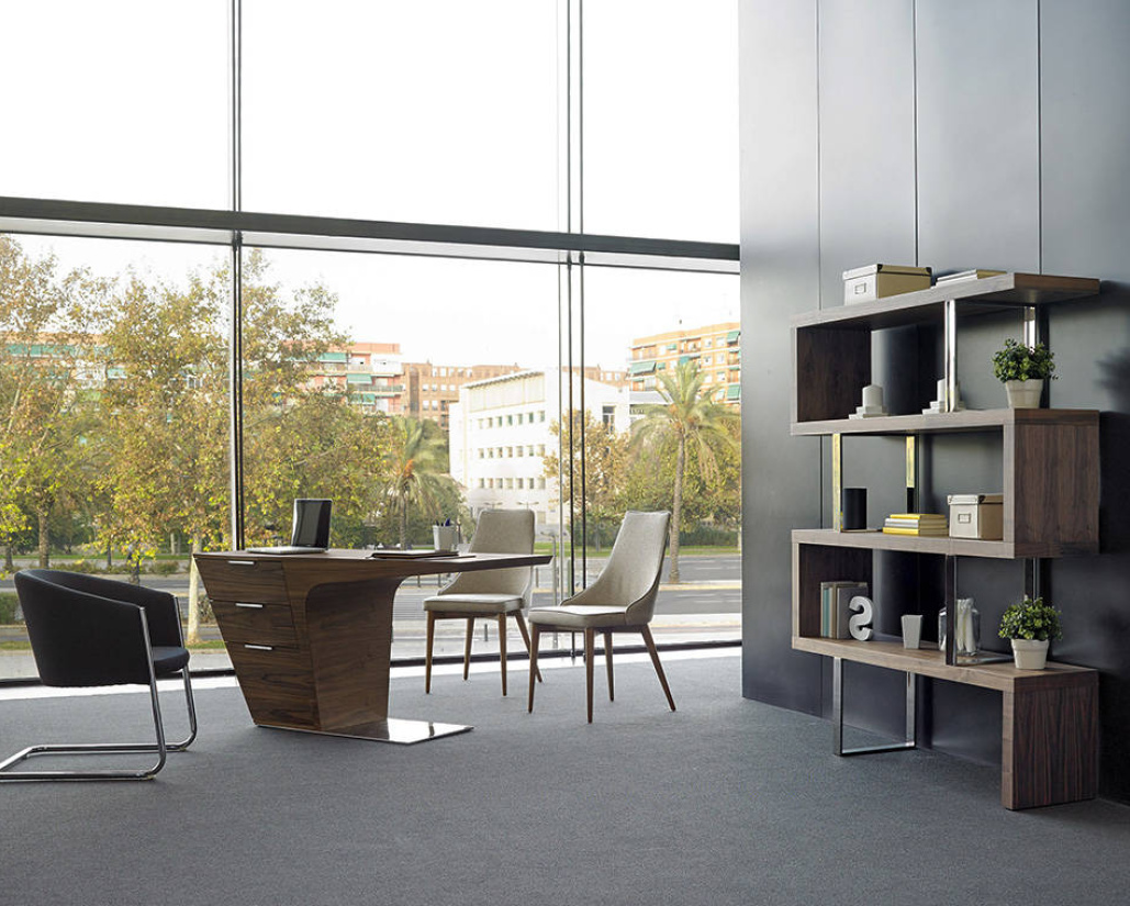 Buy Lyon Office Desk In Walnut Online in London, UK | Denelli Italia