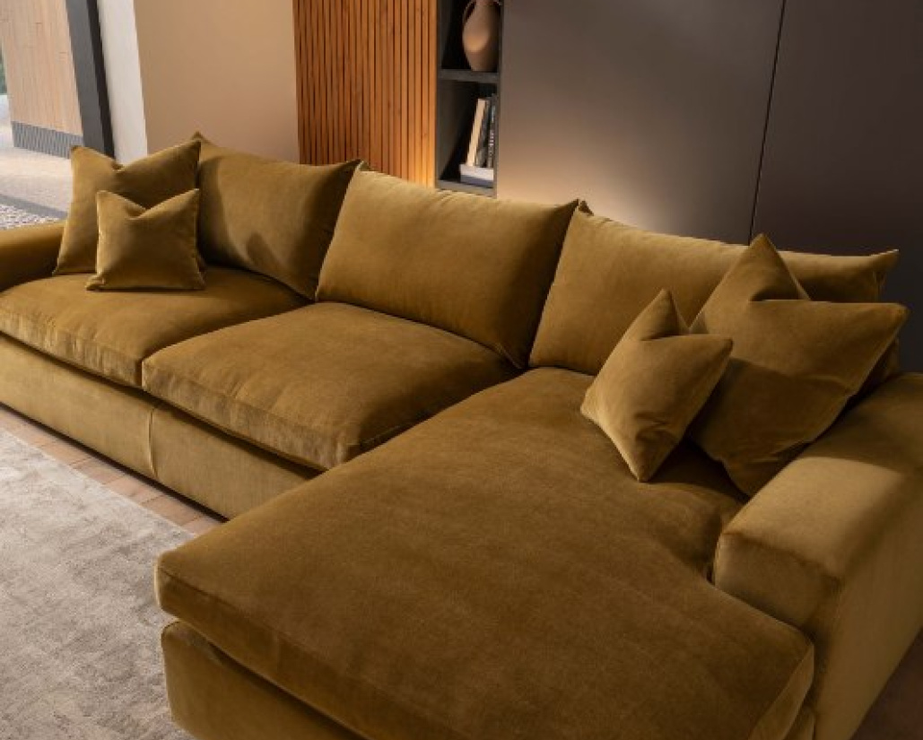 Buy Cuddlemuffin Chaise Corner Sofa Online in London, UK | Denelli Italia