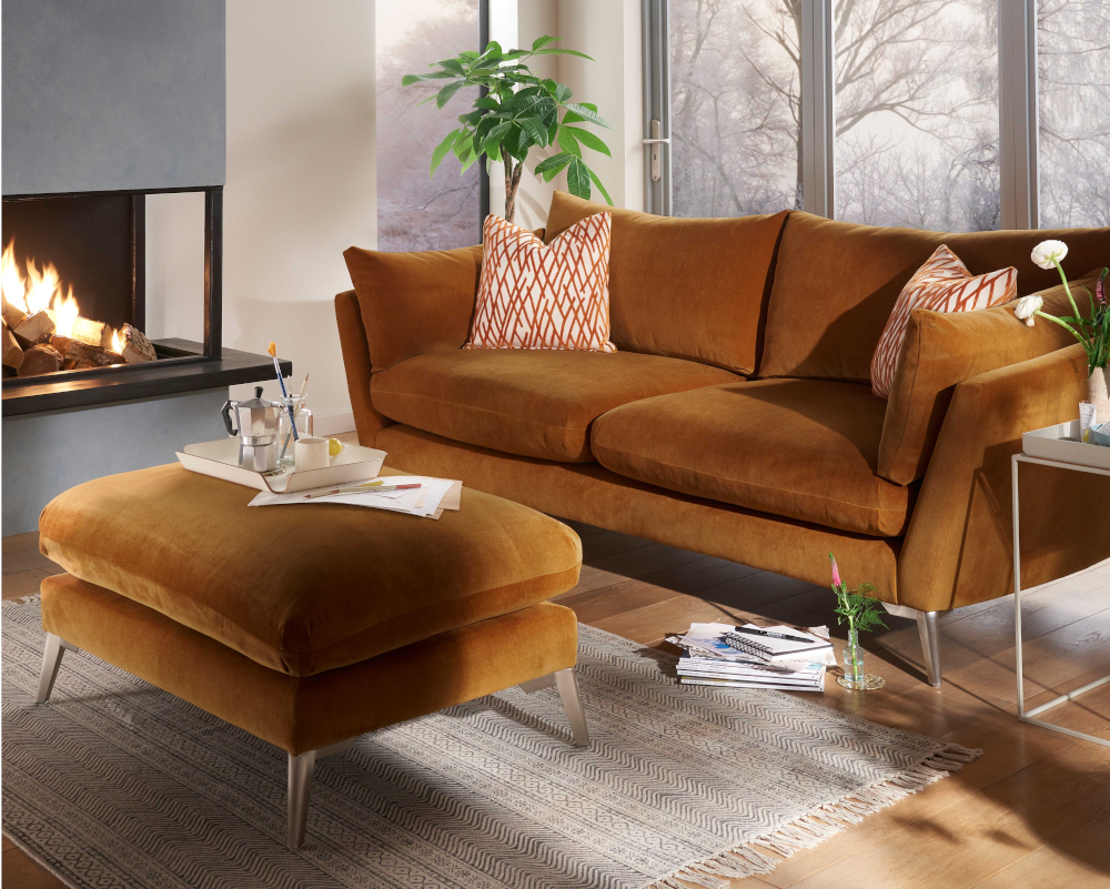 Buy Ellis Fabric Sofa Online in London, UK | Denelli Italia