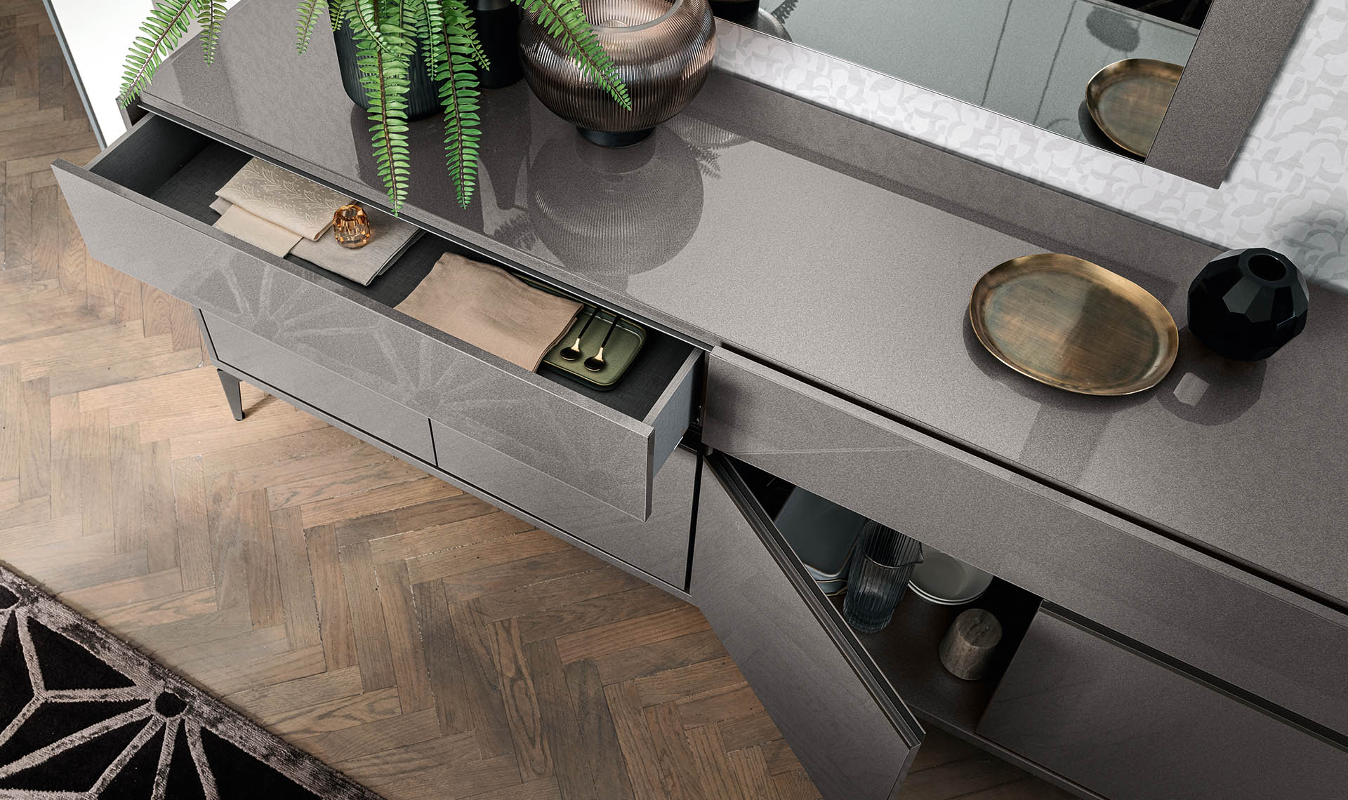 Buy Carbon Sideboard Online in London, UK | Denelli Italia