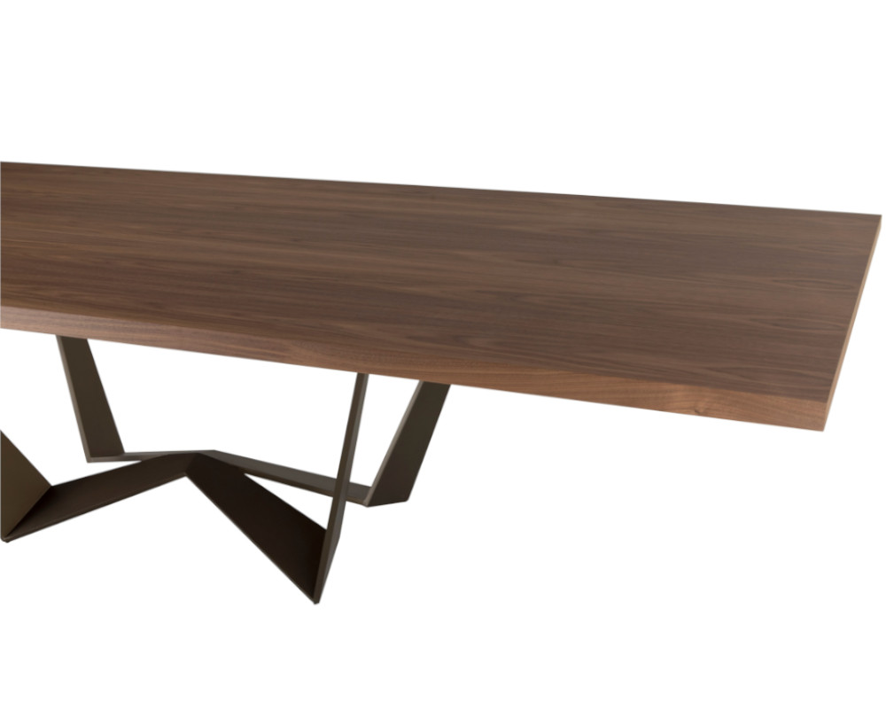 Buy Reverse Wood Dining Table Rectangular Top Online in London, UK ...