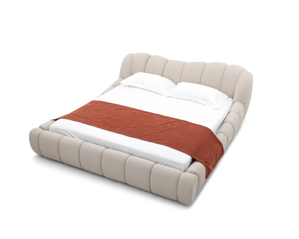 Buy Viola Boucle Fabric Bed Online in London, UK | Denelli Italia